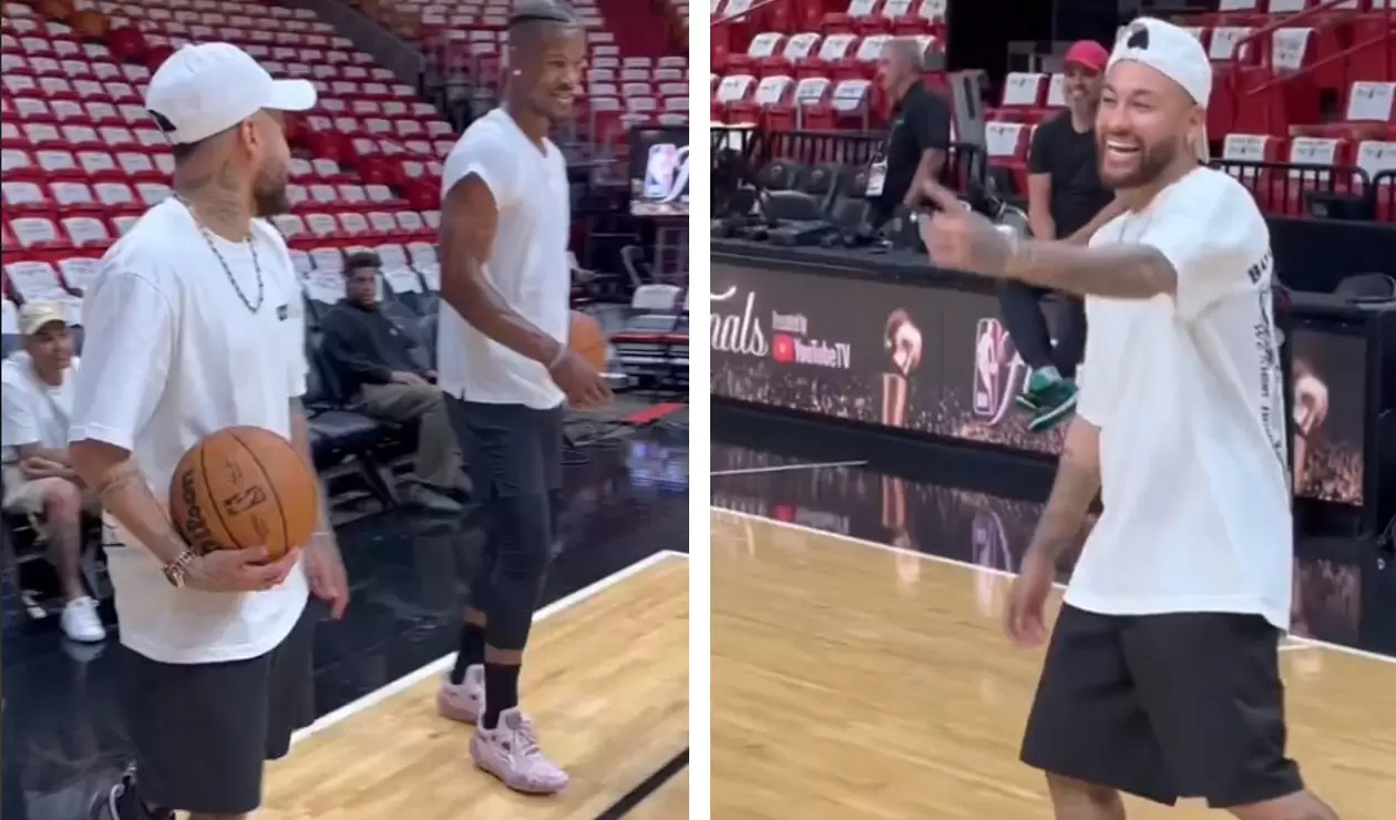 [Video] NBA publicó a Neymar y su talento para el basketball | Antena 2